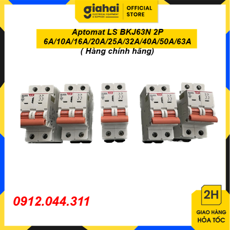 Aptomat LS BKJ63N 2P 6A/10A/16A/20A/25A/32A/40A/50A/63A ( Hàng chính hãng) TBD227 | Shopee Việt Nam