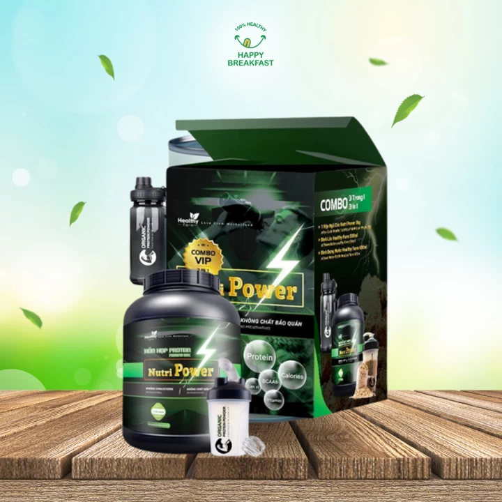 Protein Mix Nutri Power (3kg) - Healthy Farm | Shopee Việt Nam