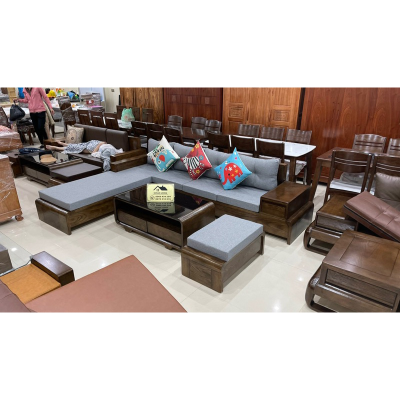 Sopha gỗ mẫu chân cuốn sale SỐC giảm KỊCHH A9 | Shopee Việt Nam