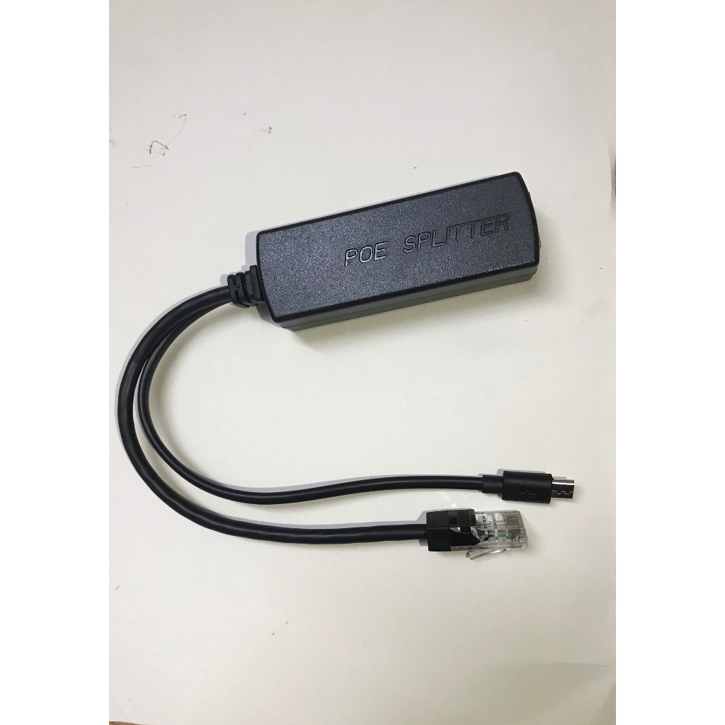 [Hot] Bộ chuyển tín hiệu POE Splitter đen 48v ra 5v-2a chân dẹt dùng ...
