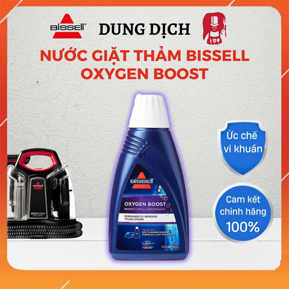 Nước giặt thảm Bissell Oxygen Boost 1 Lít _ Nước giặt hút chuyên dụng ...