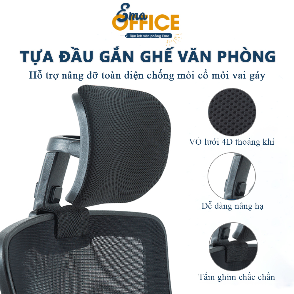 Tựa đầu Gắn Ghế Ngồi Văn Phòng Có Thể điều Chỉnh Thoải Mái Tiện Lợi Không Bao Gồm Ghế Shopee