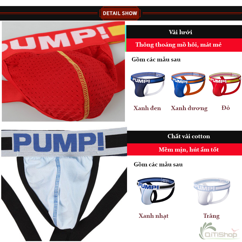 Quần Lót Dây Nam Nâng Mông Pump! - Jockstrap Pump Thời Trang (Che Tên Khi Giao Hàng) | Shopee ...