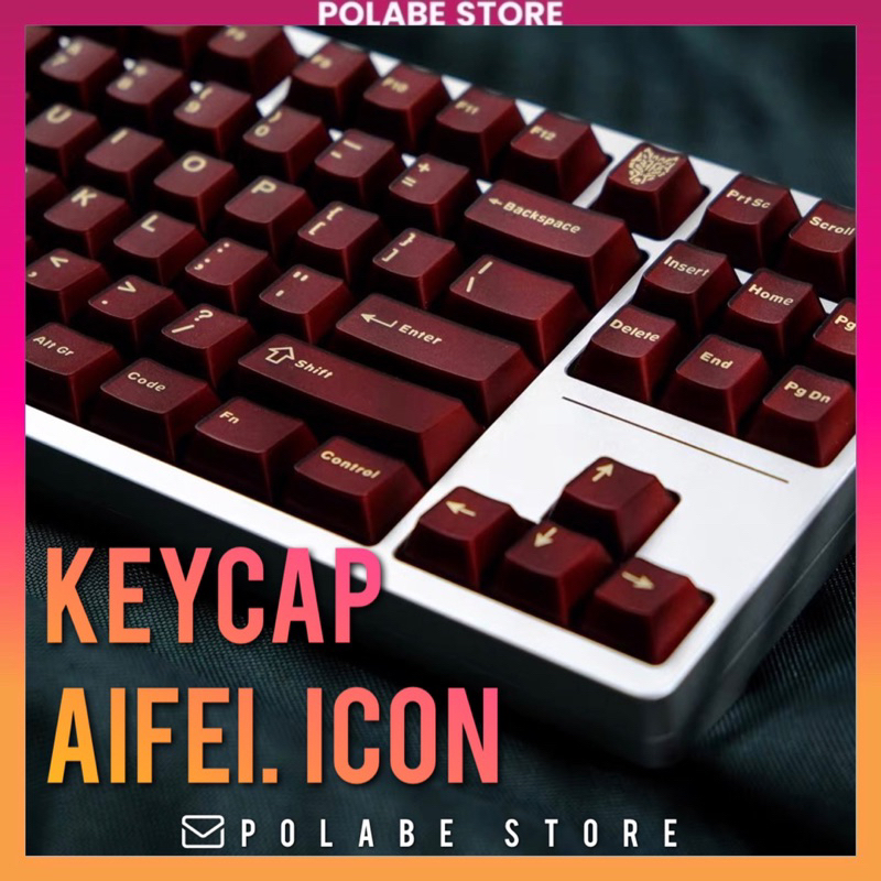 Keycap Aifei Icon Pyga V2 Cherry Profile bàn phím cơ Keycap Emerald ...