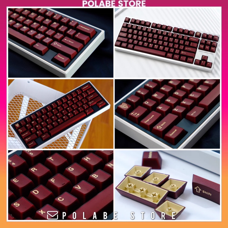 Keycap Aifei Icon Pyga V2 Cherry Profile bàn phím cơ Keycap Emerald ...