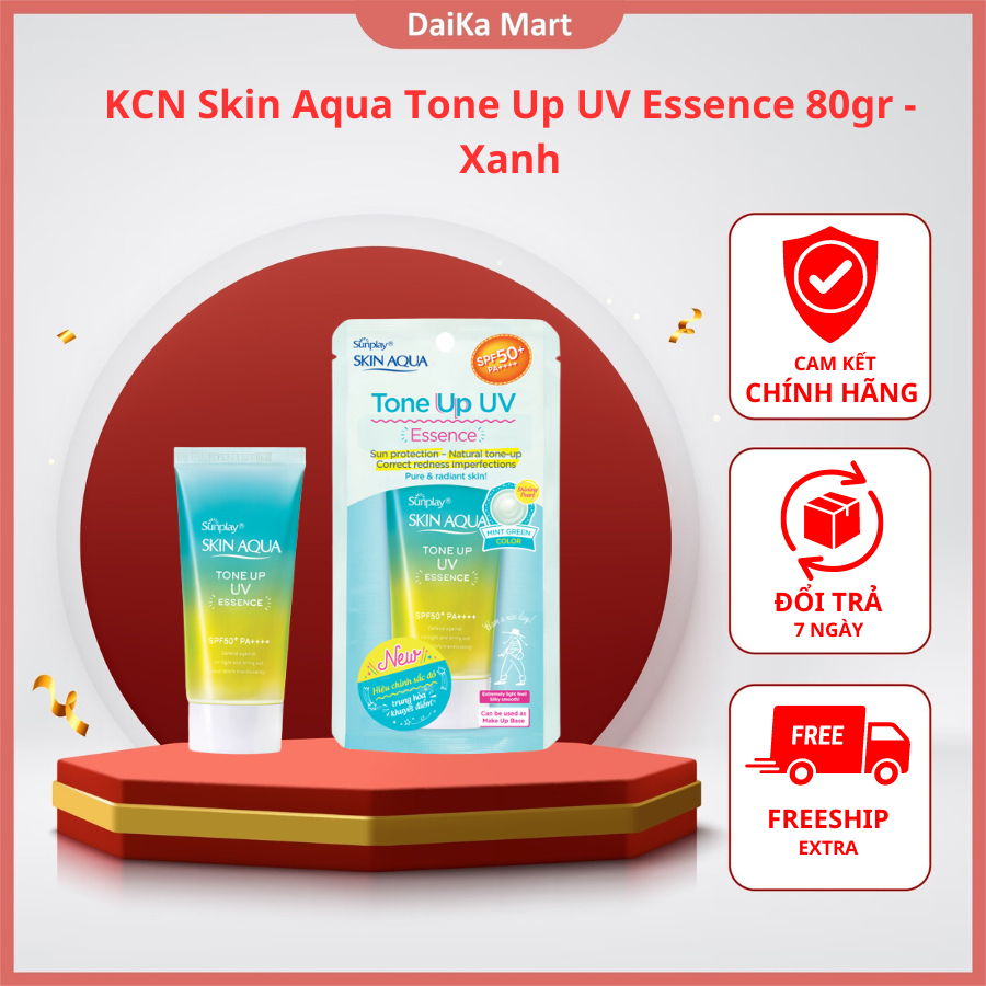 KCN Skin Aqua Tone Up UV Essence 80gr - Xanh | Shopee Việt Nam