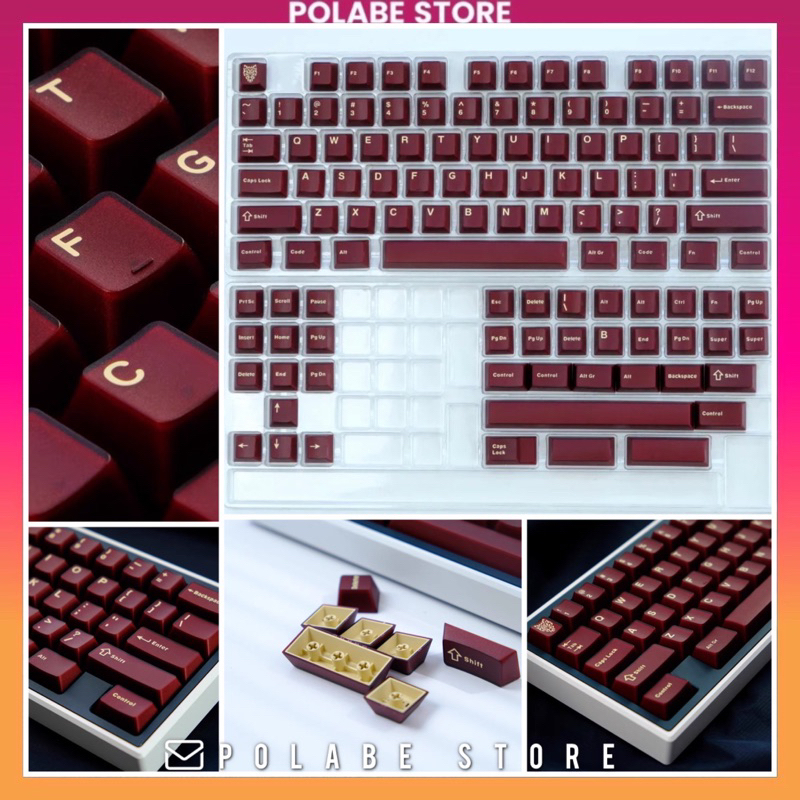 Keycap Aifei Vior Cherry Profile bàn phím cơ Keycap Aifei Icon Red Neon ...