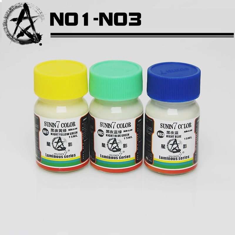 SƠN MÔ HÌNH SUNIN7 - LUMINOUS SERIES MÀU DẠ QUANG 15ML | Shopee Việt Nam