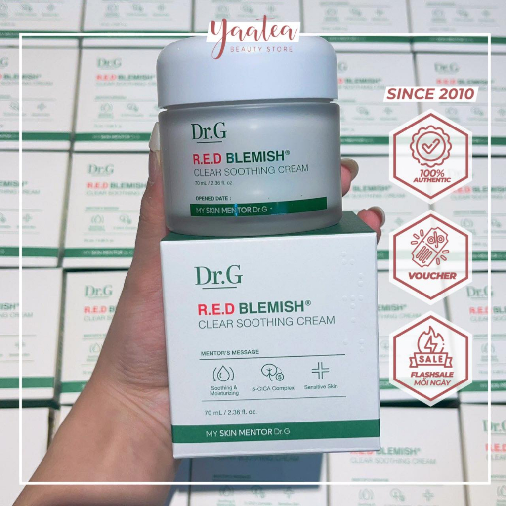 Kem Dưỡng DrG Blemish Clear Soothing Cream 70ml | Shopee Việt Nam