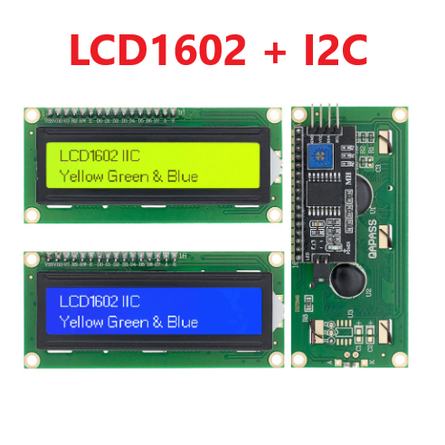 Màn hình LCD 1602 2004 5V xanh lá/xanh dương - Kèm I2C | Shopee Việt Nam