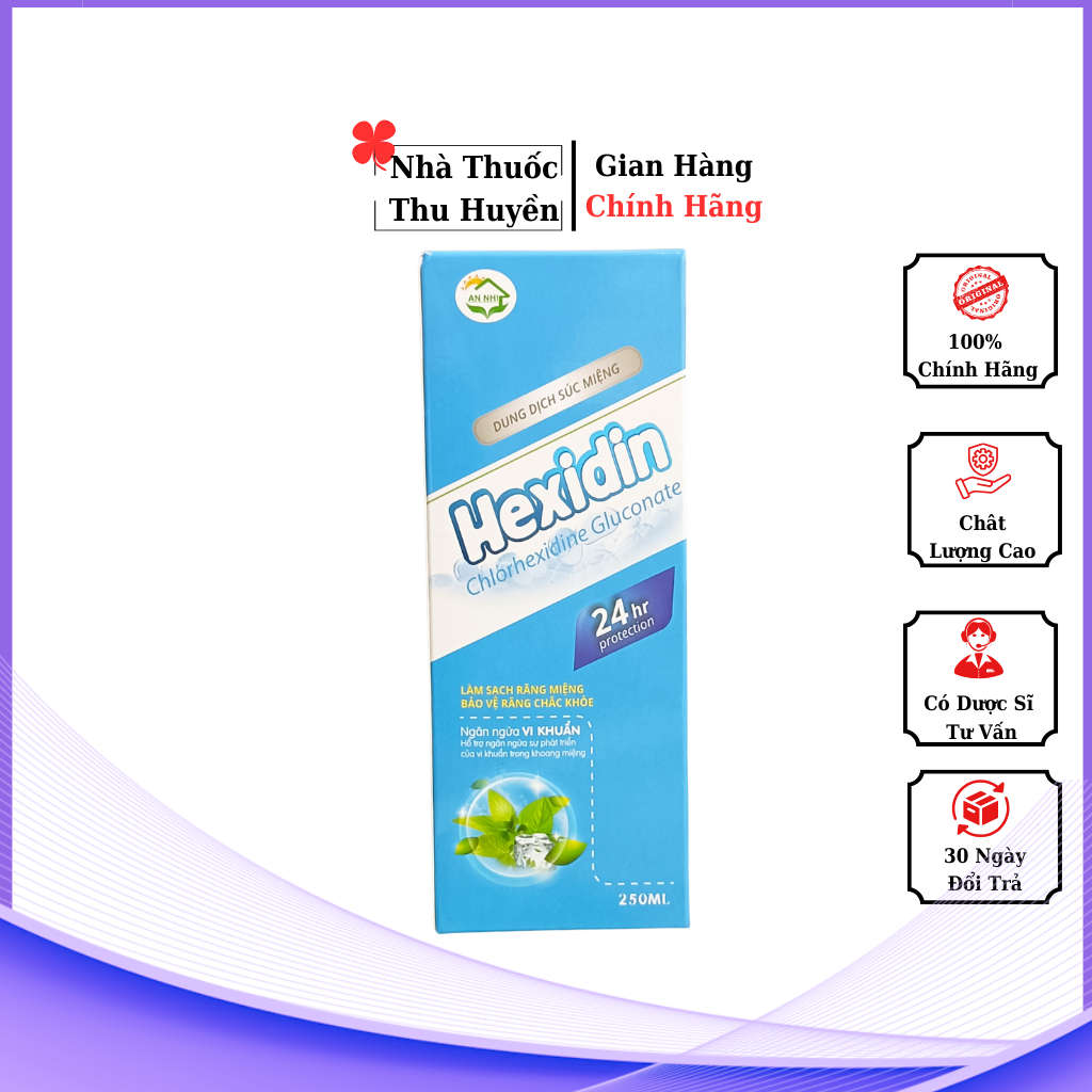 Dung Dịch Súc Miệng HEXIDIN 250ml | Shopee Việt Nam