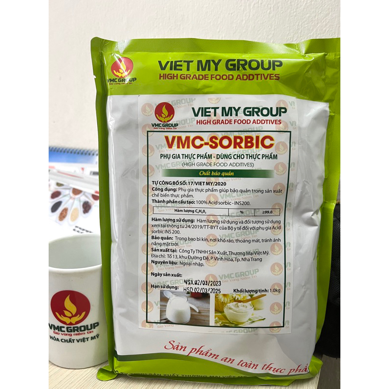 VMC– SORBIC PHỤ GIA BẢO QUẢN THỰC PHẨM CHẾ BIẾN NEM, RAU CỦ QUẢ, THỨC ...