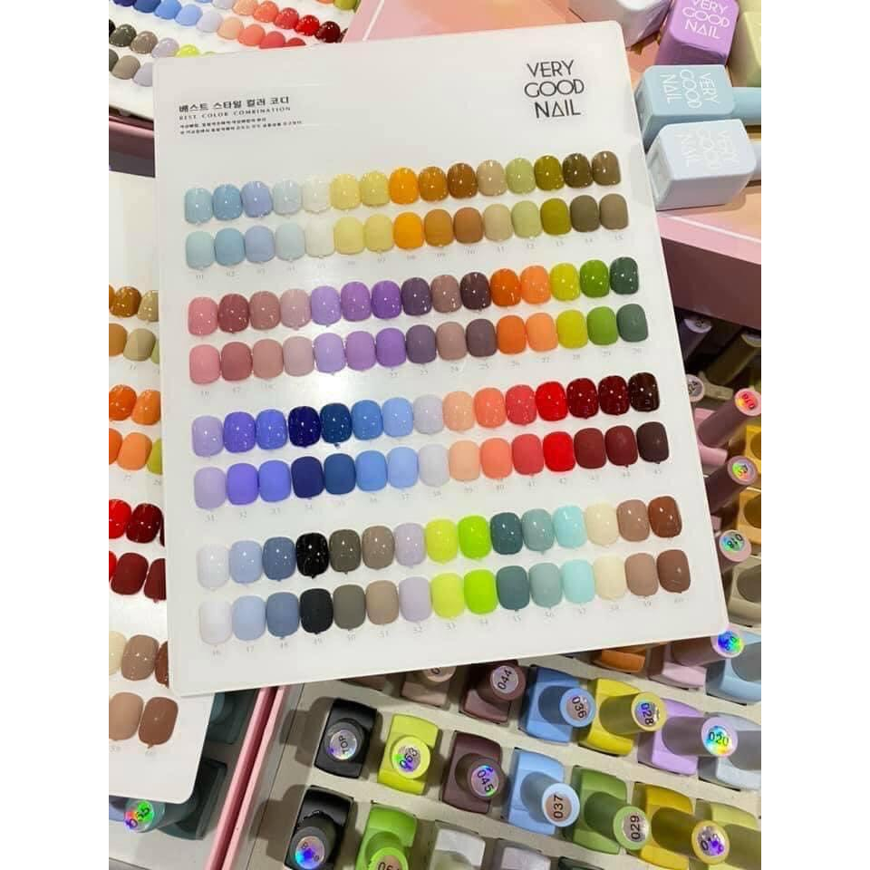 Set sơn gel very good nail 60 chai , set sơn gel (tặng bảng màu + Base ...