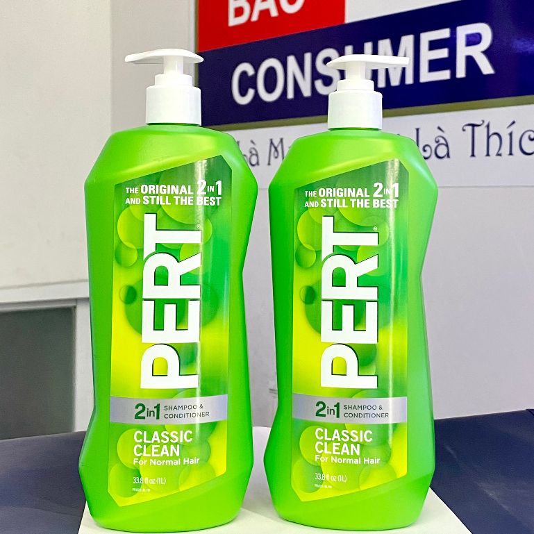 DẦU GỘI XẢ PERT PLUS 2 IN 1 CLASSIC CLEAN DÀNH CHO TÓC THƯỜNG 1 lít ...