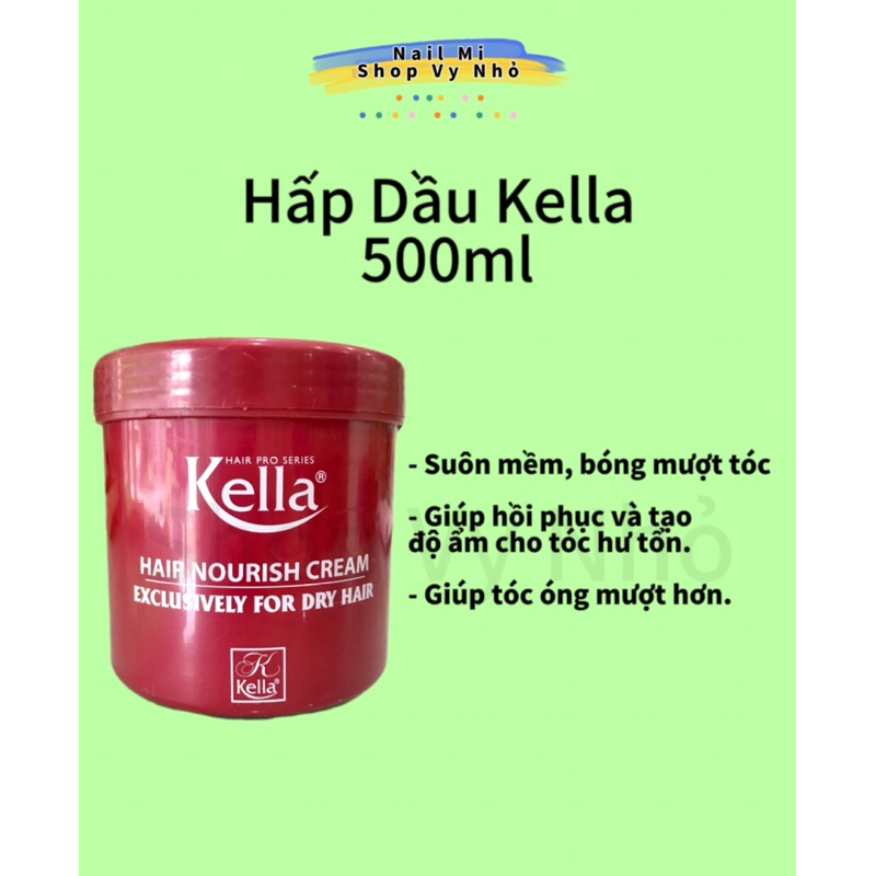 Hấp dầu TÓC KELLA HAIR NOURISH CREAM EXCLUSIVELY FOR DRY HAIR 500ML ...