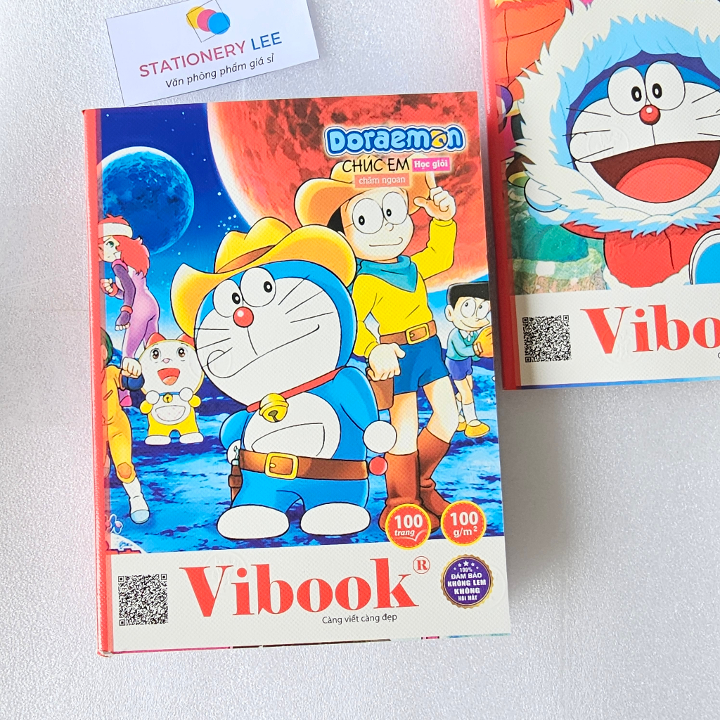 Lốc 5 cuốn tập Doremon Vibook (Định lượng 100gsm) | Shopee Việt Nam