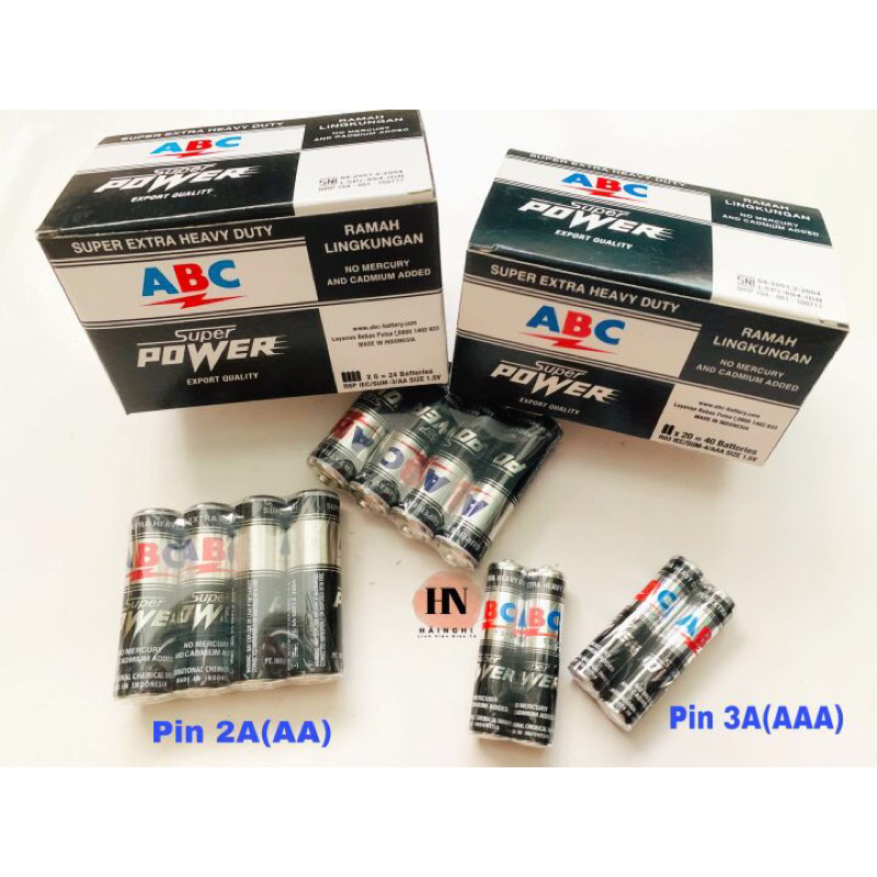 Pin ABC loại 2A, 3A | Shopee Việt Nam