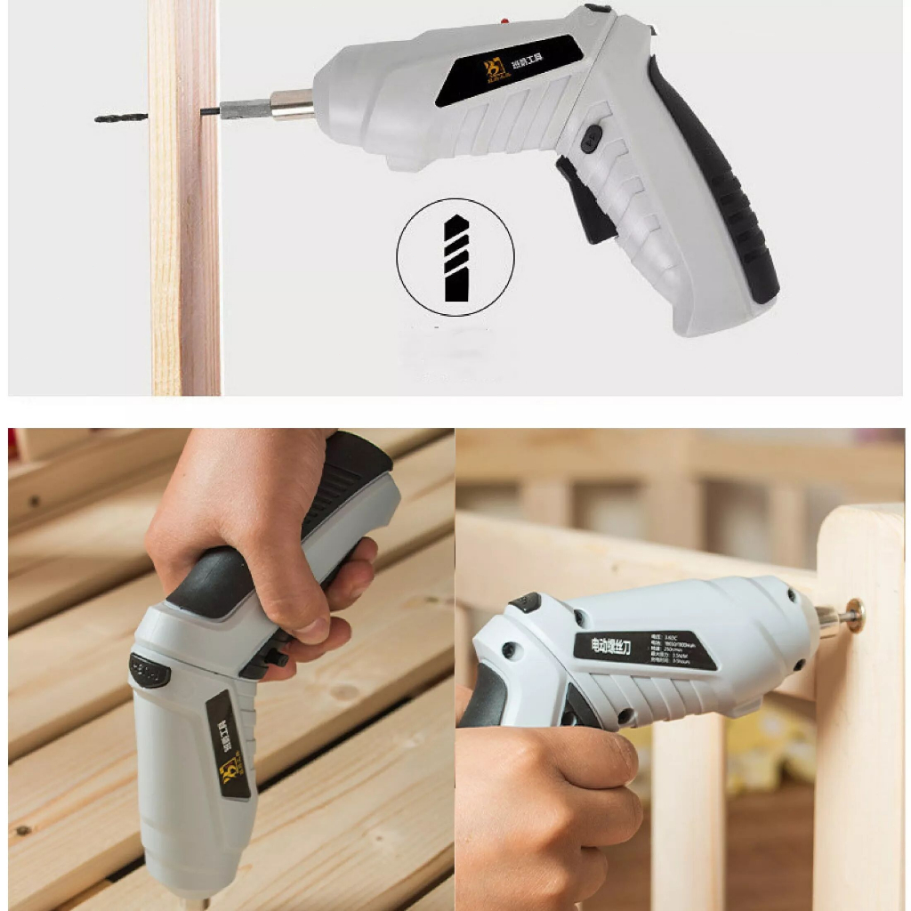 47/15Máy Bắt Vít Cầm Tay Máy Khoan Pin Mini Bắt Vít Đa Năng Gia Dụng ...
