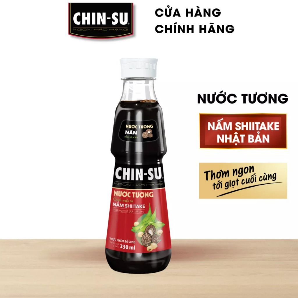 Nước tương Chin-su nấm Shiitake chai 330ml | Shopee Việt Nam