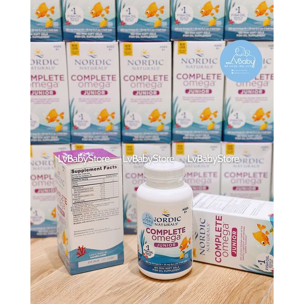 COMPLETE OMEGA JR - phá triển não bộ và nhận thức 6years+ ( LỌ 180V ...