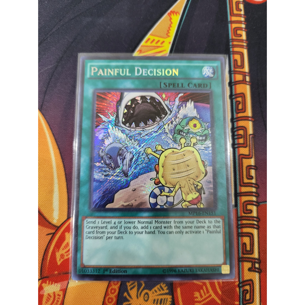 Painful Decision - MP16-EN151 - Secret Rare 1st Edition | Shopee Việt Nam