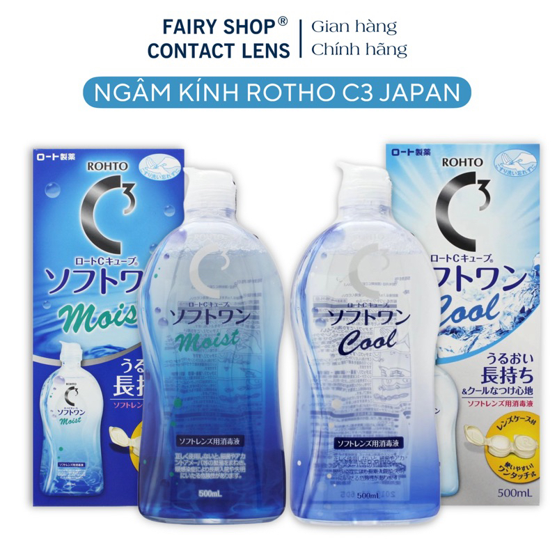 Nước Ngâm Kính Áp Tròng Rotho C3 500ml Nhật Bản - FAIRY SHOP CONTACT ...