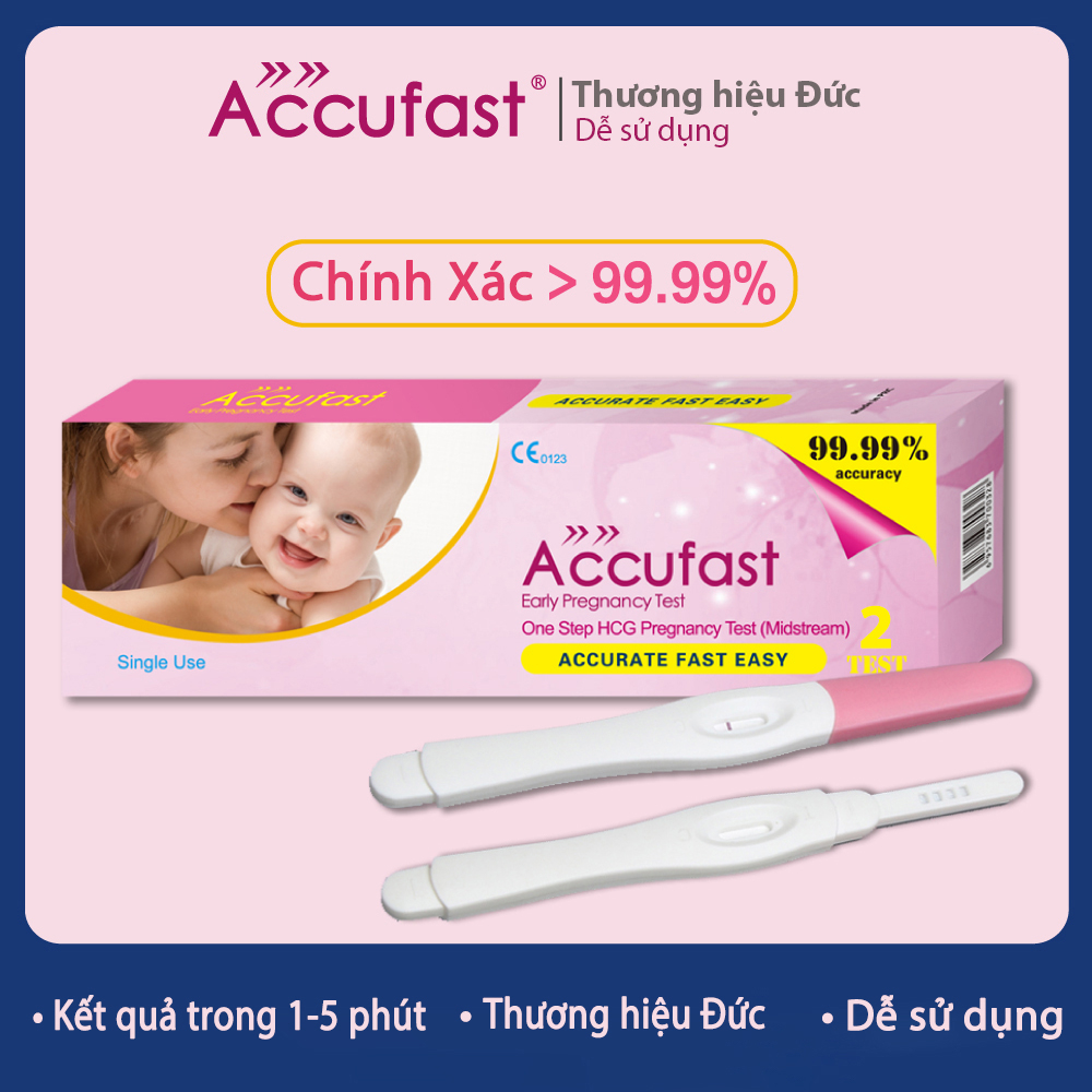 Accufast hộp đựng bút que thử thai dạng bút - Phát hiện mang thai sớm - Độ chính xác 99.99%-Hàng ...