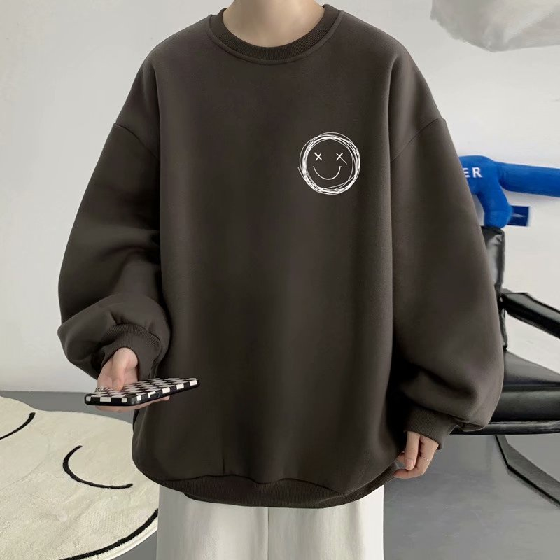 Áo Sweater nam nữ,Áo hoodie nỉ Hình Icon Mặt Cười Form Rộng Unisex ...