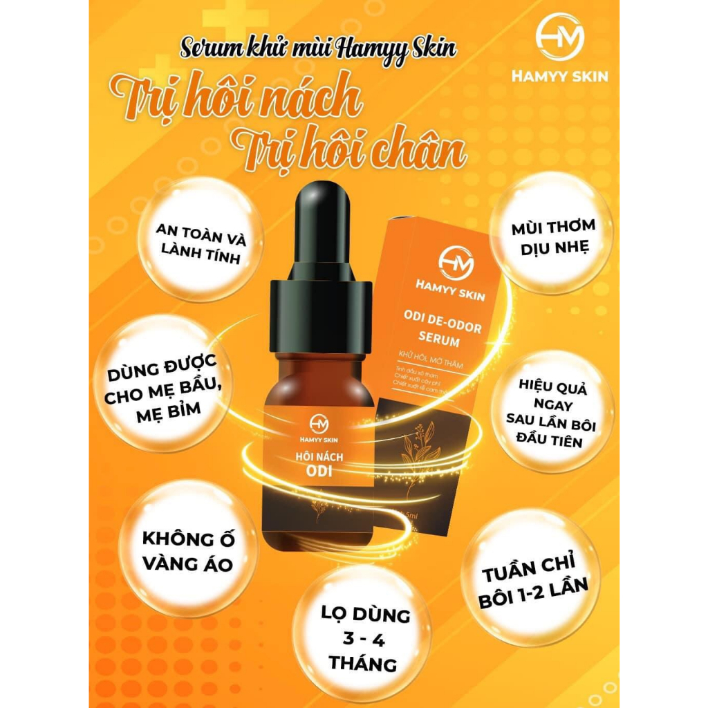 Serum khử mùi ODI Hammy Skin, thơm dịu dài lâu - Chính hãng khử mùi hôi ...