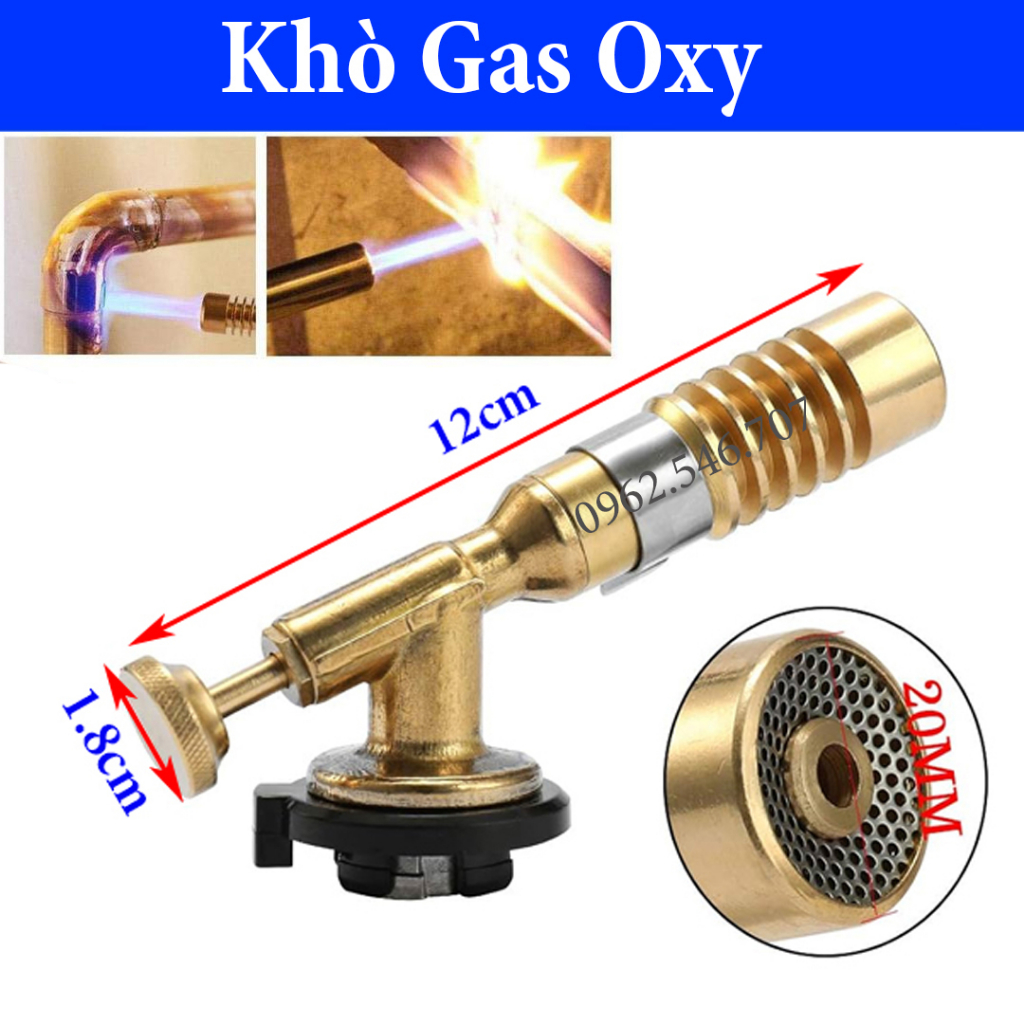 Đèn khò gas mini - Đầu khò khò gas mini dùng cho bình gas mini loại cao ...