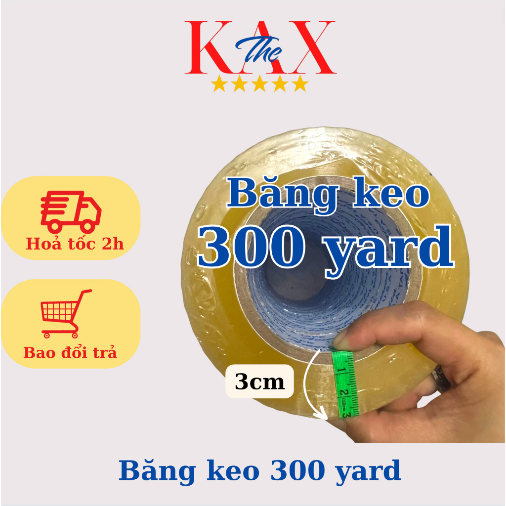 Băng keo trong, Băng dính đục siêu dày, keo dính chắc, dùng tiết kiệm (1 cuộn 300 Yard) | Shopee ...