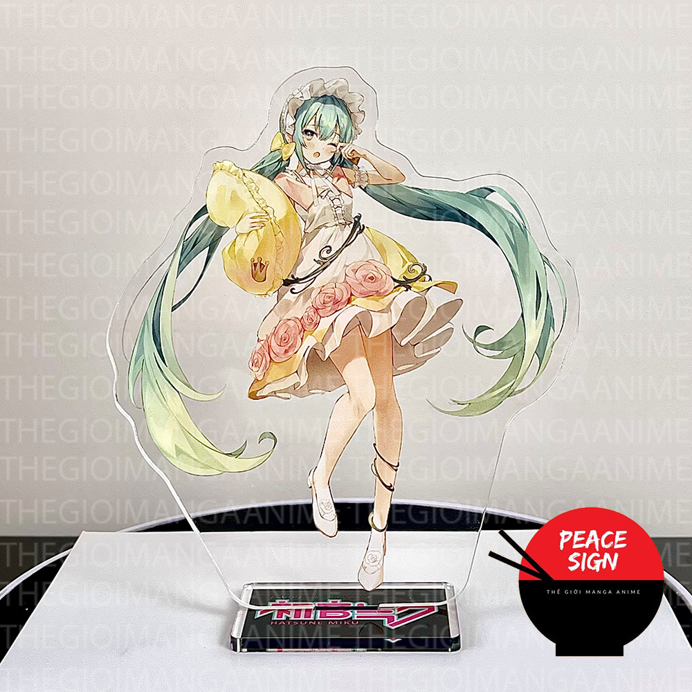 Mô hình Standee Miku Hatsune ảnh đứng Tượng Acrylic Anime mica chibi ...
