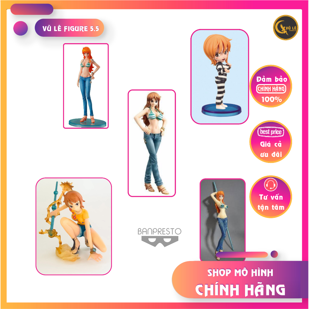 Mô hình nhân vật Nami - One Piece chính hãng Bandai, Ver: Attack ...
