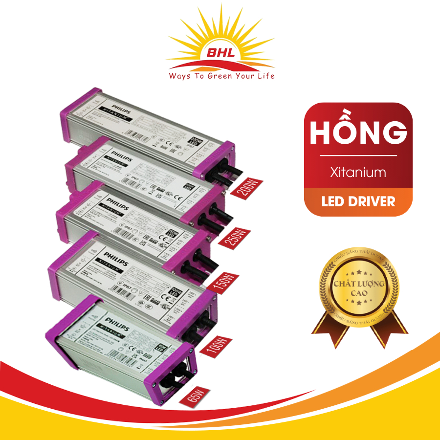 Bộ Nguồn Driver Led lắp bộ đèn Philips Xi LP - Tăng Phô Hồng 65W - 100W - 150W - 200W - 220W ...