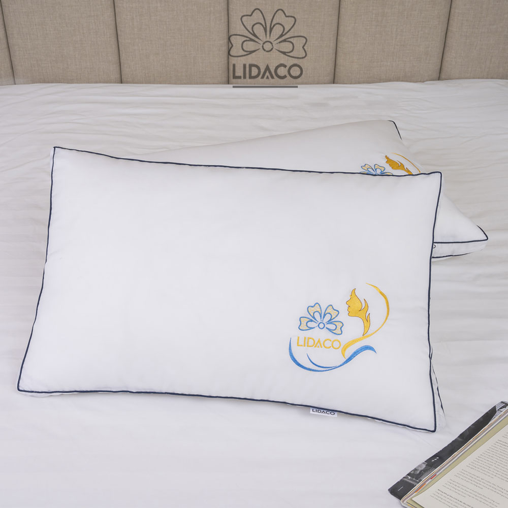 Ruột Gối lông vũ LIDACO bông microfiber cao cấp vải cotton 100% tiêu ...