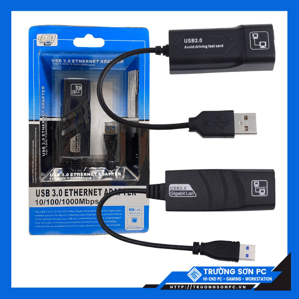 USB To LAN - Bộ Chuyển Đổi USB 3.0 Sang Lan 10/100/1000Mbps Gigabit ...