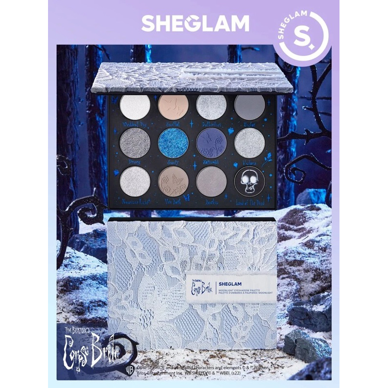Bảng Phấn Mắt 12ô Corpse Bride Moonlight Eyeshadow Palette | Shopee ...