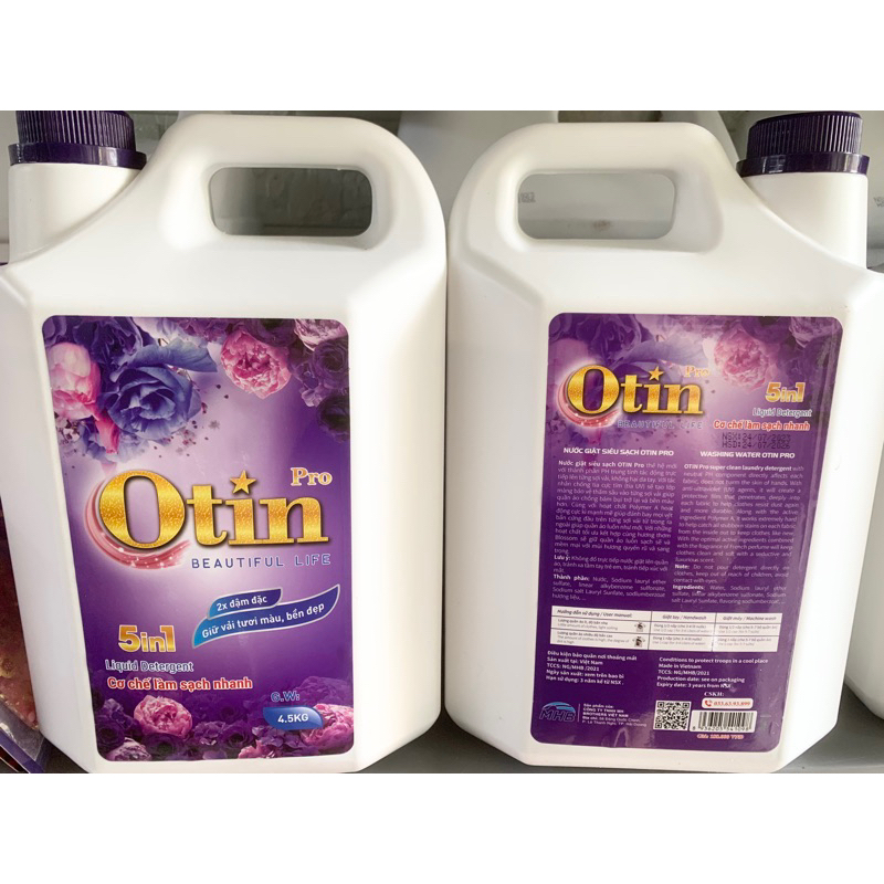 Sữa giặt xả OTIN can 4,5kg | Shopee Việt Nam