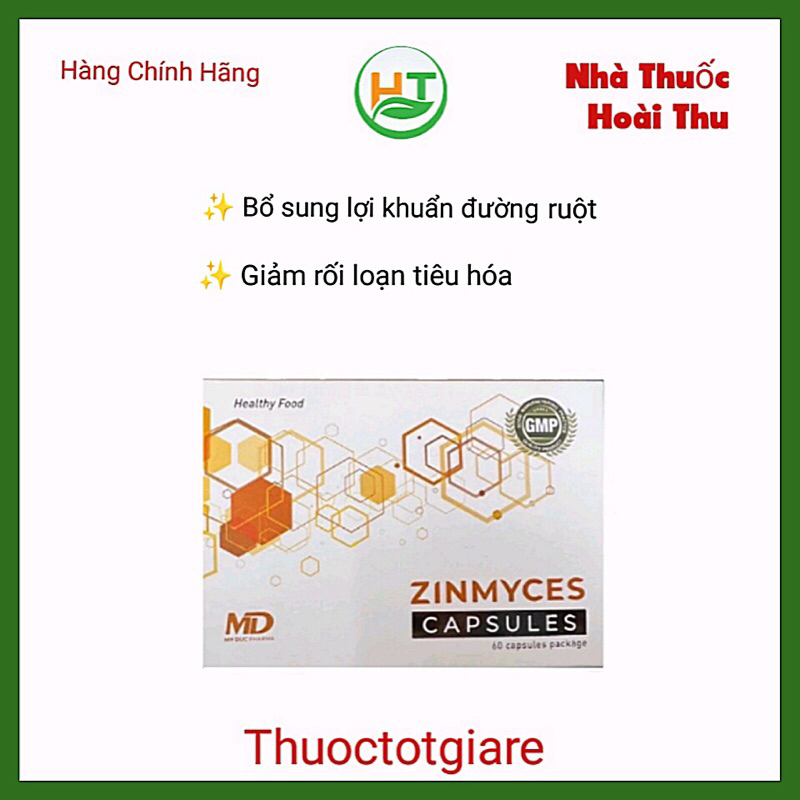 Zinmyces - Bổ sung lợi khuẩn đường tiêu hoá, giảm rối loạn tiêu hoá ...