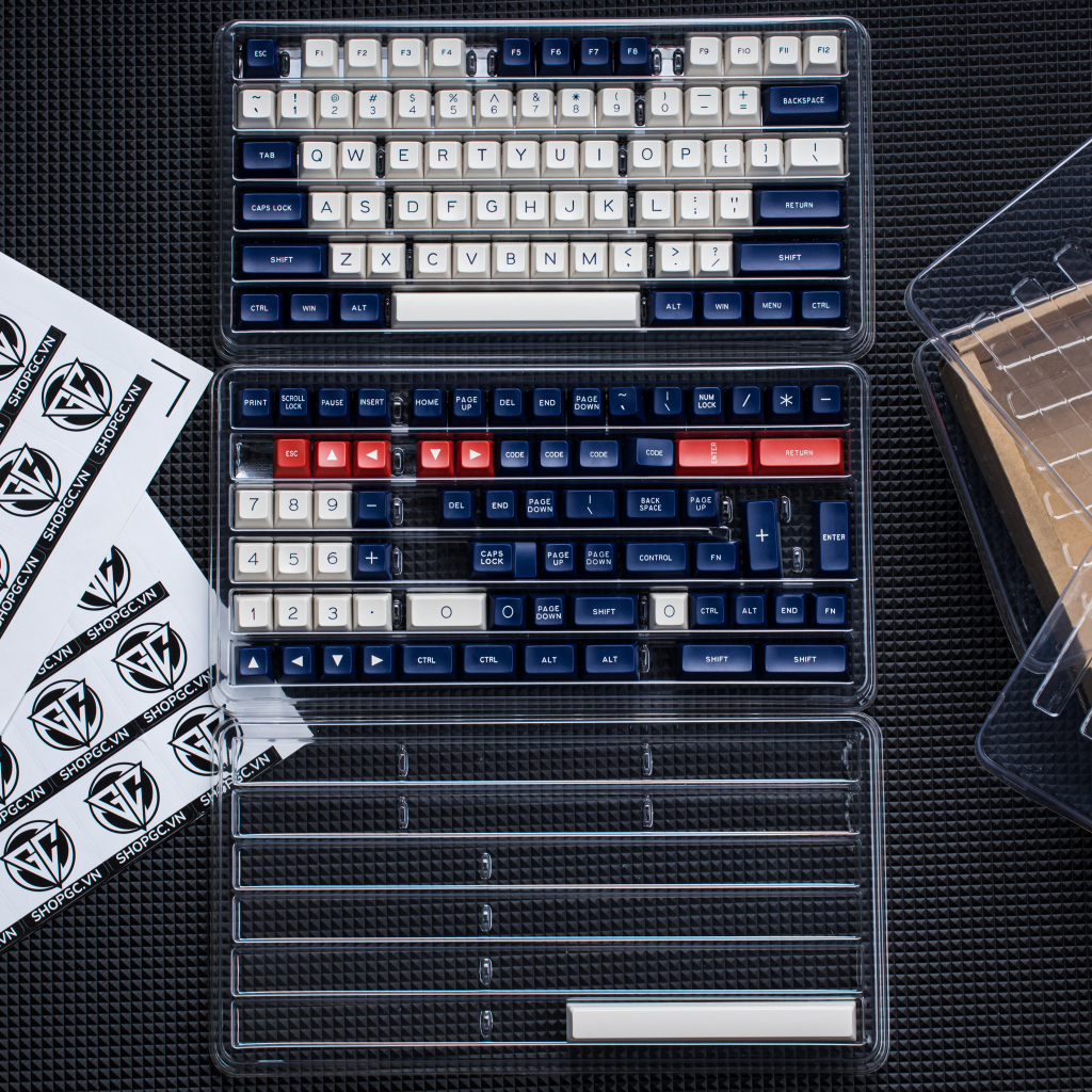 [ XẢ KHO ] Keycap MAXKEY SA Double Shot nhựa ABS đóng hộp kèm khay đựng ...