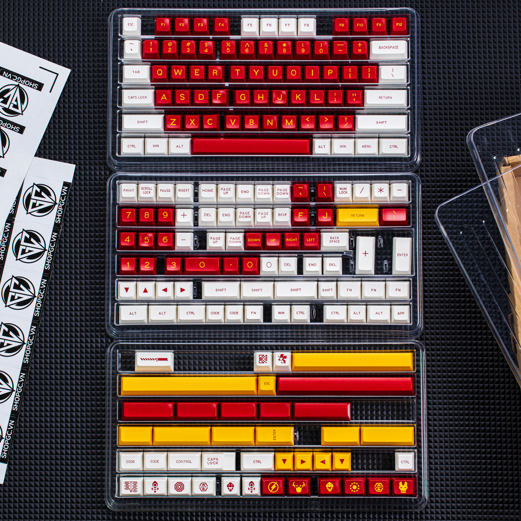 [ XẢ KHO ] Keycap MAXKEY SA Double Shot nhựa ABS đóng hộp kèm khay đựng ...