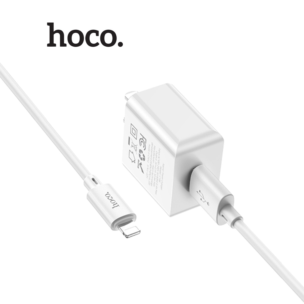 Bộ sạc nhanh Hoco C106 PD10.5W 5V/2.1A tương thích với nhiều dòng ...