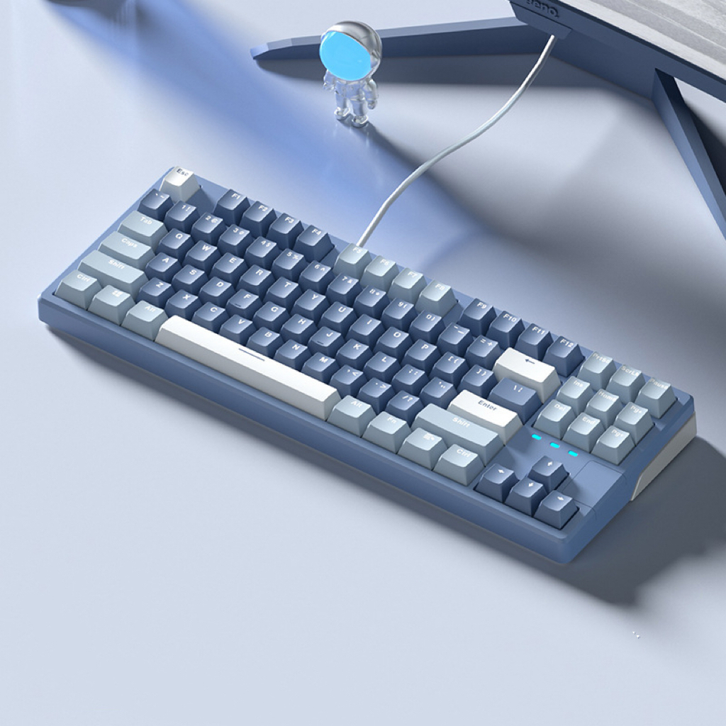 Bàn Phím Cơ Xinmeng X87 Gaming LED, Trục Cơ White Switch, Phím PBT ...