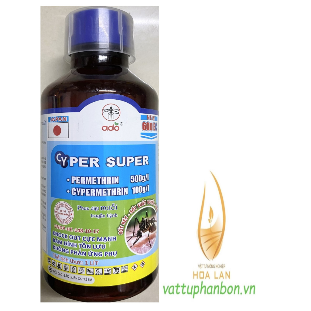 Cyper Super - Diệt côn trùng, Sốt rét, Sốt xuất huyết, Zika - #036B# 1 ...