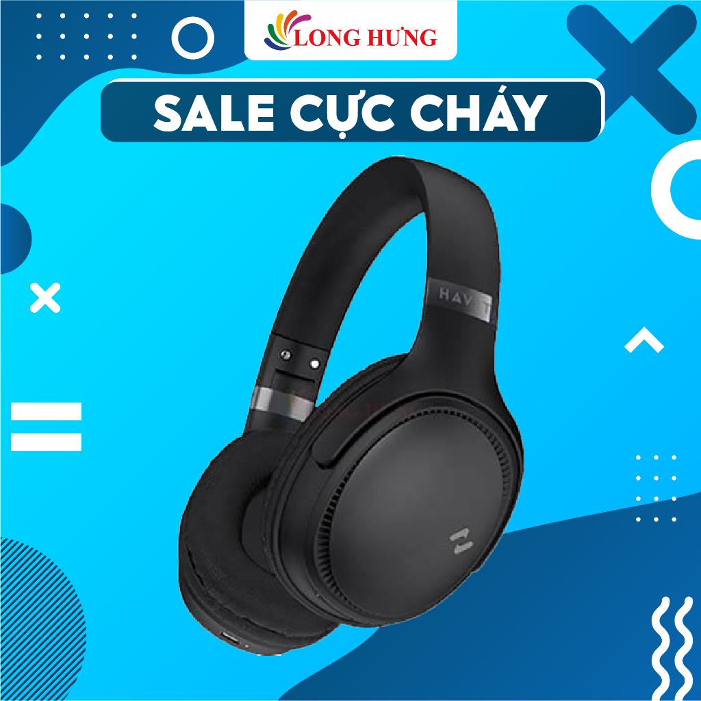 Tai nghe chụp tai Bluetooth Havit H630BT - Hàng chính hãng - Bluetooth v5.3, âm thanh sống động ...