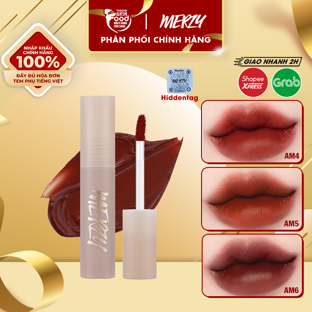 [Limited Edition] Son Kem Siêu Lì, Lâu Trôi, Lên Màu Chuẩn Merzy ...