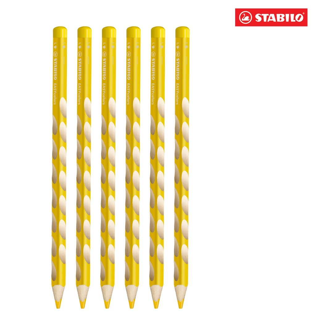 Hộp bút chì màu STABILO EASYcolors, thuận tay trái CLE33L (hộp 6 cây ...