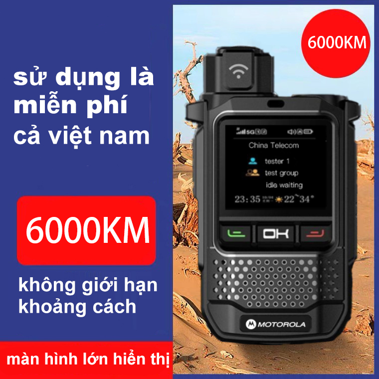 Bộ đàm Motorola R650 Không giới hạn khoảng cách Liên lạc nội bộ Thời ...