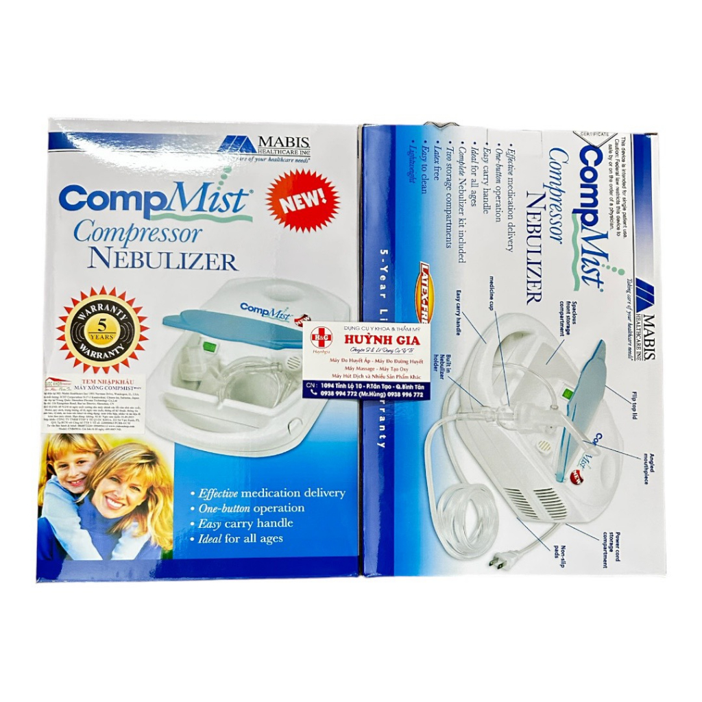 Máy Xông Khí Dung Compmist CHÍNH HÃNG BẢO HÀNH 5 NĂM | Shopee Việt Nam