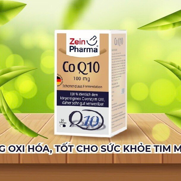Viên uống Hỗ trợ Tim Mạch Zein Pharma CoQ10 100mg, chông oxy hóa - Hộp ...